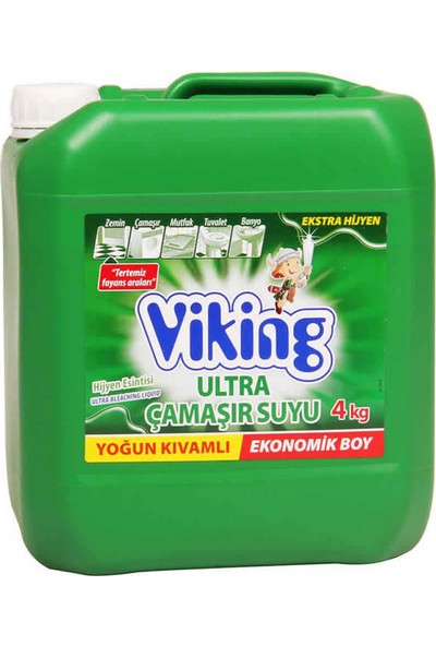 Viking Çamaşır Suyu Ultra Hijyen 3,5kg Viking Çamaşır Suyu Ultra Hijyen 3,5kg
