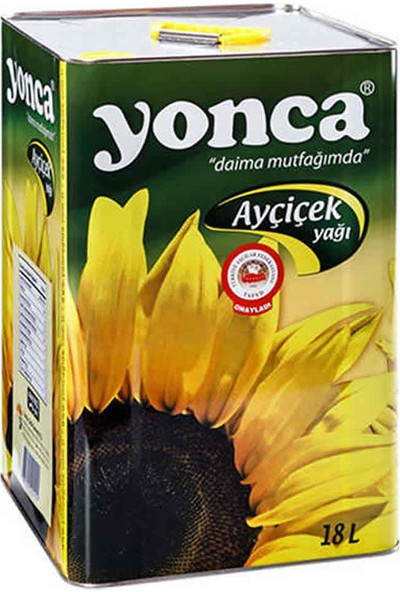 Yonca Ayçiçek Yağı 18 lt