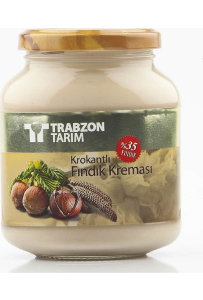 Trabzon Tarım Krokan Fındık Kreması 320gr Trabzon Tarım Krokan Fındık Kreması 320gr