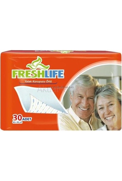 Freshlife 60X90 Yatak Koruyucu Örtü 30 Luk Paket - 4 Paket (4X30=120 Adet) Freshlife 60X90 Yatak Koruyucu Örtü 30 Luk Paket - 4 Paket (4X30=120 Adet)