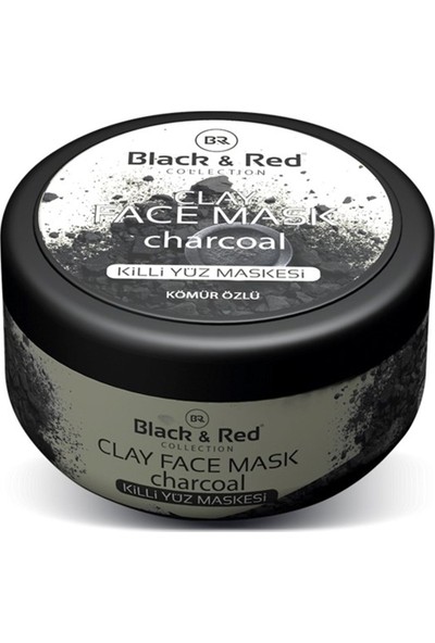Black & Red Clay Killi Yüz Maskesi Kömür Özlü 400 Gr Black & Red Clay Killi Yüz Maskesi Kömür Özlü 400 Gr