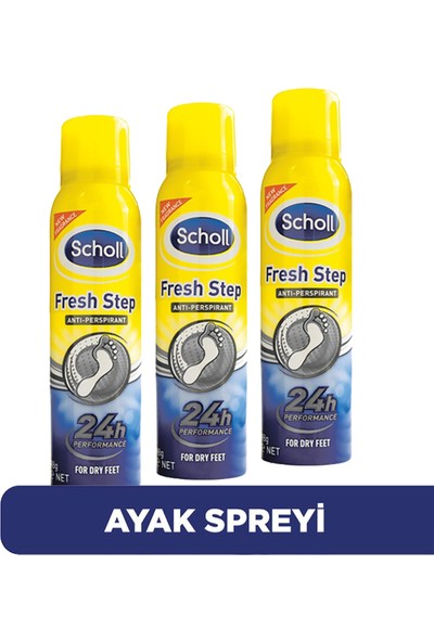 Scholl Koku Önleyici Ayak Spreyi 3 Adet Scholl Koku Önleyici Ayak Spreyi 3 Adet