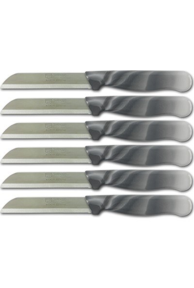Solingen Meyve Sebze Bıçağı 6 Adet Siyah Solingen Meyve Sebze Bıçağı 6 Adet Siyah