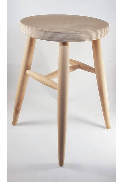 Bade Ahşap Tabure 45 cm