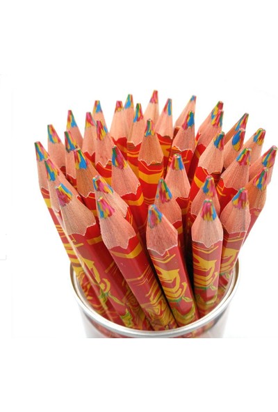 Piramigo Çok Renkli Jumbo Tek Kalem 4 Adet Piramigo Çok Renkli Jumbo Tek Kalem 4 Adet