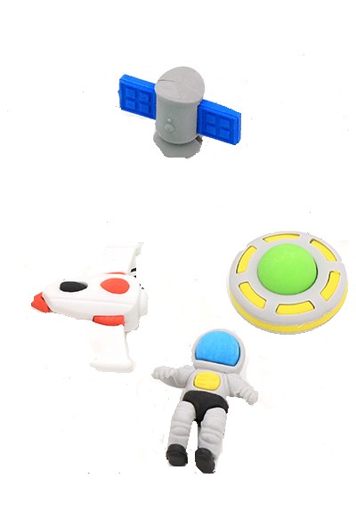 Piramigo 3D Puzzle Uzay Gemisi Astronot Silgi Seti 4 Adet Piramigo 3D Puzzle Uzay Gemisi Astronot Silgi Seti 4 Adet
