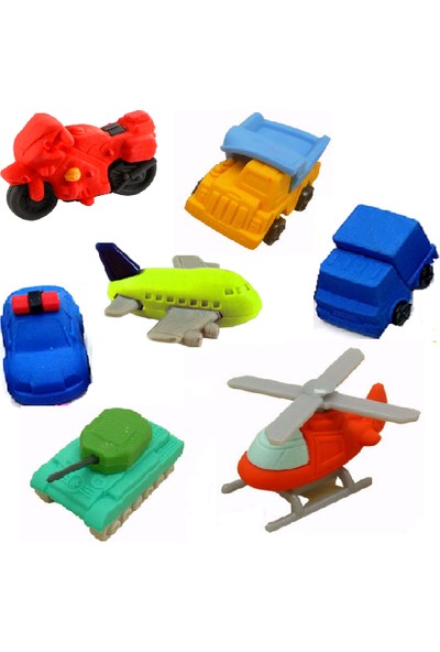 Piramigo 3D Puzzle Hava Kara Araçları Arabalar Silgi Seti 7 Adet Piramigo 3D Puzzle Hava Kara Araçları Arabalar Silgi Seti 7 Adet