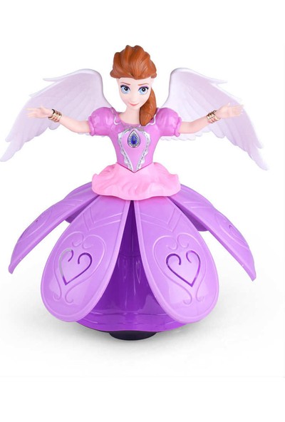 Playaks Angel Girl Dans Eden Işıklı Şarkı Söyleyen Pilli Prenses