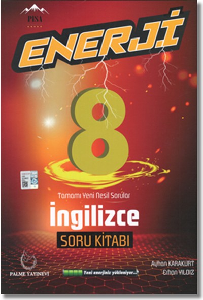 Palme Yayıncılık 8. Sınıf LGS İngilizce Enerji Soru Bankası