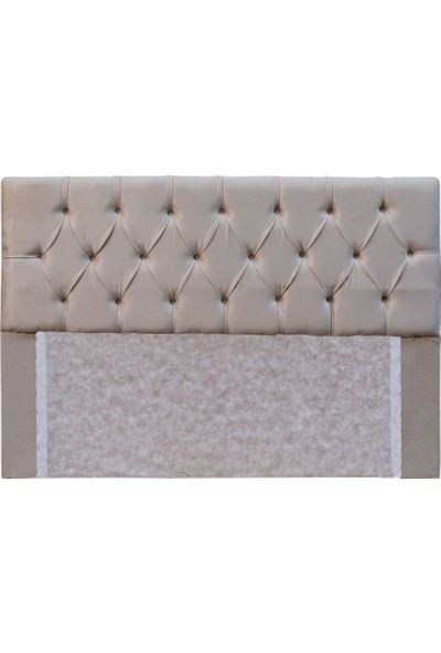 Mobpazar Manolya Kumaş Baza Başlığı Krem Çift Kişilik 150 cm