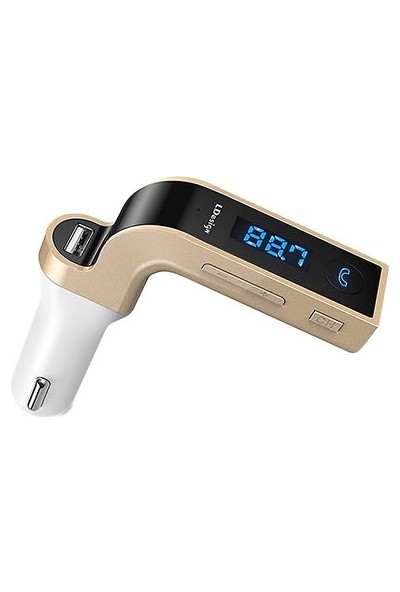 Roza Carg7 Bluetooth FM Transmitter Araç Kiti Roza Carg7 Bluetooth FM Transmitter Araç Kiti