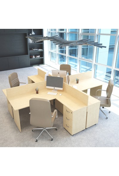 Vena Nil L Workstatıon Dörtlü Çalışma Grubu İstasyonu