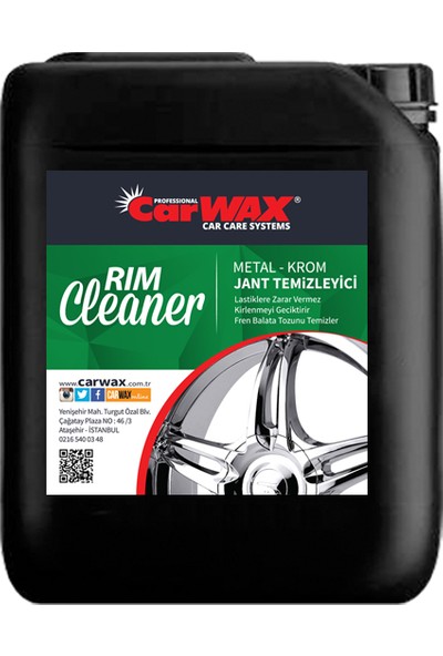 Carwax Rim Cleaner Jant Temizleyici 20 kg