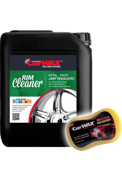 Carwax Jant Temizleyici Rim Cleaner 5 kg Uygulama Süngeri