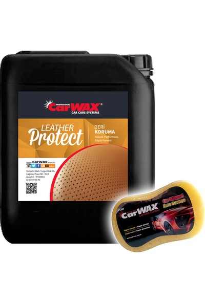 Carwax Deri Koruma Leather Protect 5 kg Uygulama Süngeri Carwax Deri Koruma Leather Protect 5 kg Uygulama Süngeri