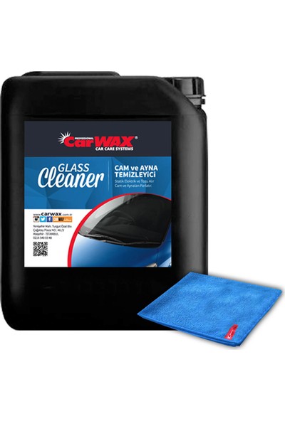 Carwax Cam Ve Ayna Temizleyici Glass Cleaner 5 kg Uygulama Bezi Carwax Cam Ve Ayna Temizleyici Glass Cleaner 5 kg Uygulama Bezi