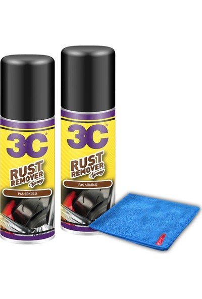 Carwax 3C Pas Sökücü 2'li & Mikrofiber Bez Carwax 3C Pas Sökücü 2'li & Mikrofiber Bez