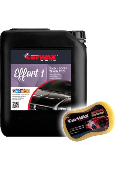 Carwax Sinek Böcek Temizleyici Effort 1 - 5 kg Uygulama Süngeri Carwax Sinek Böcek Temizleyici Effort 1 - 5 kg Uygulama Süngeri