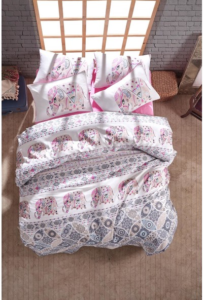 LadyModa Elephant Tek Kişilik Nevresim Seti LadyModa Elephant Tek Kişilik Nevresim Seti