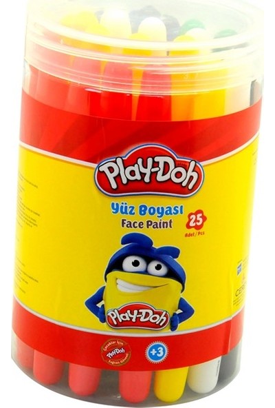 Play-Doh Yüz Boyası 6 Renk 25Li Play-Doh Yüz Boyası 6 Renk 25Li