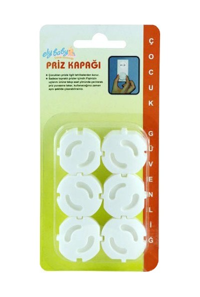 ElyBaby Çocuk Priz Güvenlik Kilidi 12'li ElyBaby Çocuk Priz Güvenlik Kilidi 12'li