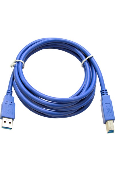 Flaxes FPR-305 USB 3.0 5M %100 Bakır Yazıcı Kablosu AM-BM Flaxes FPR-305 USB 3.0 5M %100 Bakır Yazıcı Kablosu AM-BM
