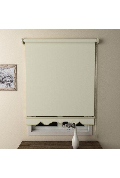 Brillant Düz Stor Perde Krem MS1201 200 x 200 cm Brillant Düz Stor Perde Krem MS1201 200 x 200 cm