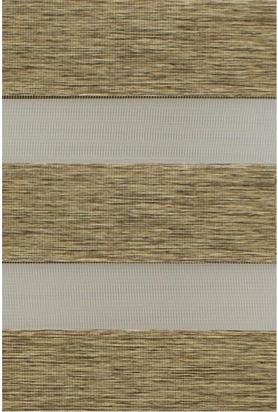 Brillant Ahşap Desen Kahverengi Bambu Zebra Perde 150 X 200 cm