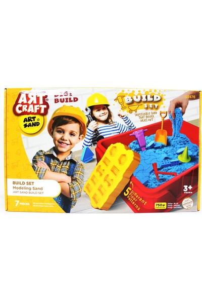 Fen Toys Art Craft Kinetik Kum 750 gr Tamir Sahası Oyun Seti