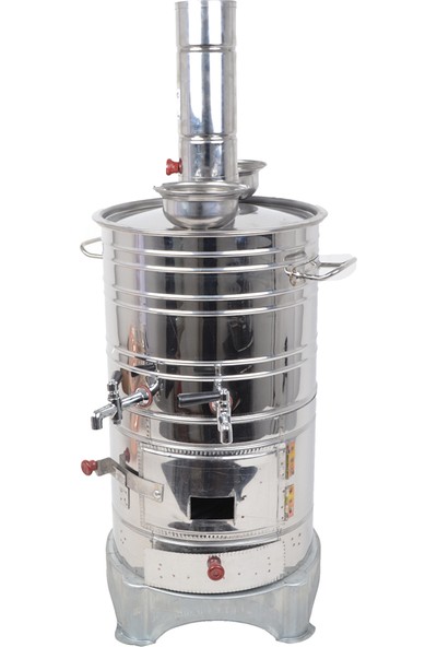 Mangal Sepetim Sobalı Krom Semaver 17 Lt Çift Musluk Mangal Sepetim Sobalı Krom Semaver 17 Lt Çift Musluk