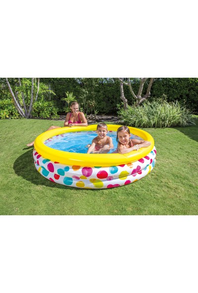 İntex 3 Bogumlu Geometrik Desenli Havuz 114 x 25 cm İntex 3 Bogumlu Geometrik Desenli Havuz 114 x 25 cm