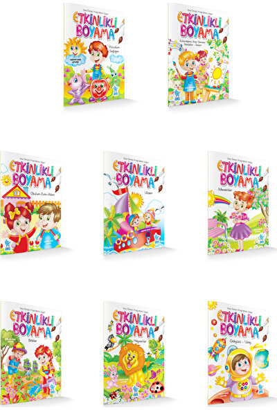 Etkinlikli Boyama (8 Kitap) - Yasemin Mimir Altunok