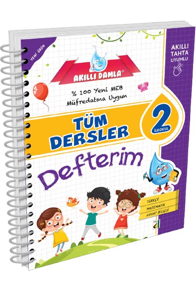 Damla Yayınevi Tüm Dersler Defterim 2. Sınıf Damla Yayınevi Tüm Dersler Defterim 2. Sınıf