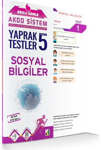 Akıllı Damla Sosyal Bilgiler Yaprak Testler 5. Sınıf Akıllı Damla Sosyal Bilgiler Yaprak Testler 5. Sınıf