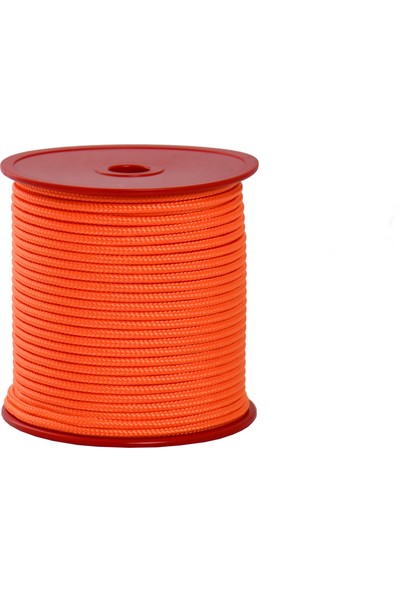Globe 3,0 Mm Polyester Çok Amaçlı İp Halat - Turuncu - 50 M. - Makaralı Globe 3,0 Mm Polyester Çok Amaçlı İp Halat - Turuncu - 50 M. - Makaralı
