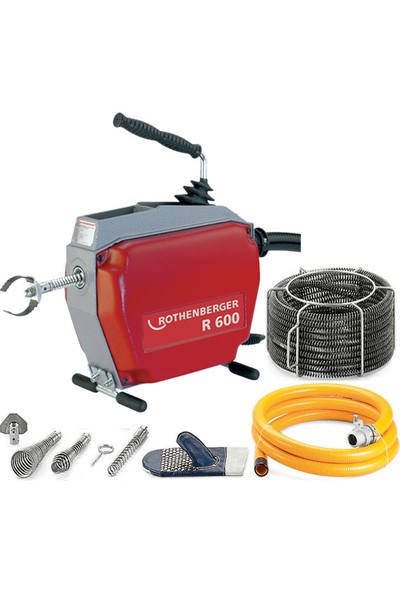 Rothenberger R600 Kanal Açma Makinesi + 16/22 Mm Spiral Ve Uç Seti Rothenberger R600 Kanal Açma Makinesi + 16/22 Mm Spiral Ve Uç Seti