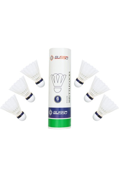 Busso BS-509 Naylon Badminton Topu 6'lı