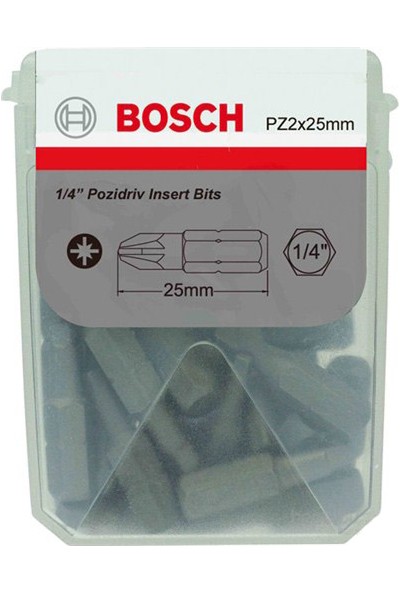 Bosch Profesyonel TicTac 25'li Bits Uç PH2x25 Bosch Profesyonel TicTac 25'li Bits Uç PH2x25