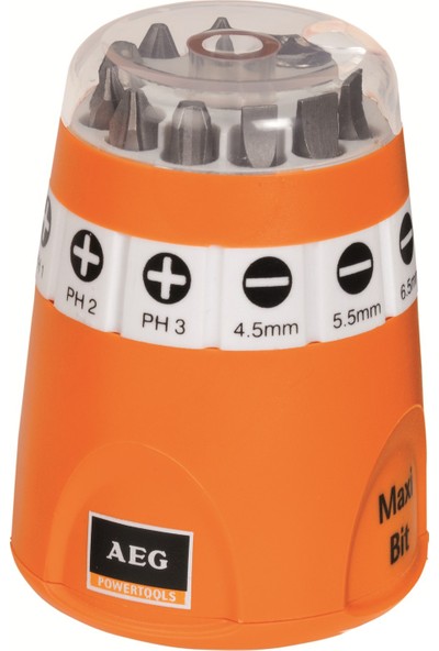 Aeg Max I-Bit Bits Uç Vidalama 10 Parça Set Aeg Max I-Bit Bits Uç Vidalama 10 Parça Set