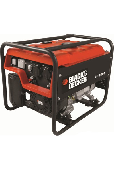 Black&Decker BD2200 Benzinli Jeneratör 2.2 kVA (4 zamanlı motor) Black&Decker BD2200 Benzinli Jeneratör 2.2 kVA (4 zamanlı motor)