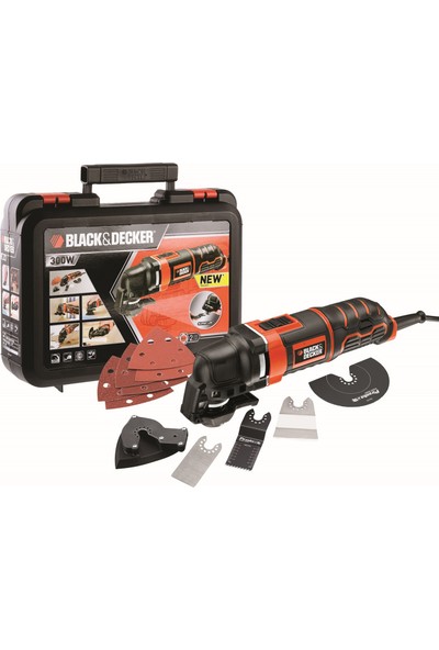 Black&Decker MT300KA-QS 300W Çok Amaçlı Alet (Raspalama, Kesme, Zımparalama) Black&Decker MT300KA-QS 300W Çok Amaçlı Alet (Raspalama, Kesme, Zımparalama)