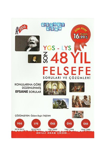 Akıllı Adam YGS-LYS Son 51 Yıl Felsefe Soruları Ve Çözümleri