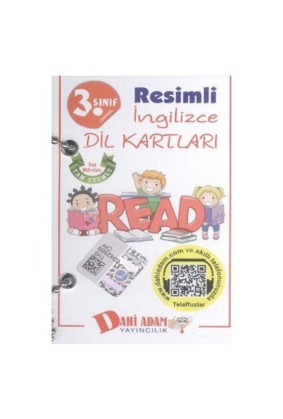 Dahi Adam 3. Sınıf Resimli İngilizce Dil Kartları Dahi Adam 3. Sınıf Resimli İngilizce Dil Kartları