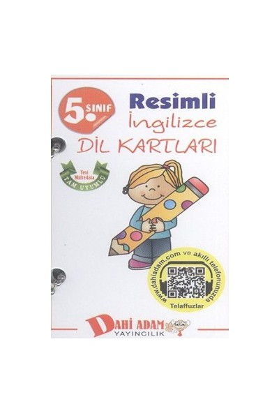 Dahi Adam 5. Sınıf Resimli İngilizce Dil Kartları Dahi Adam 5. Sınıf Resimli İngilizce Dil Kartları