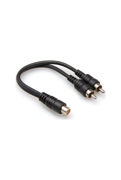 Hosa Rca (F) <-> Dual Rca (M) Y-Kablo