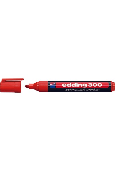 Edding Permanent Markör E-300 Kırmızı Edding Permanent Markör E-300 Kırmızı
