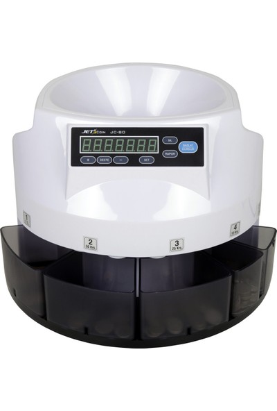 Jetcoin JC-80 Metal Para Sayma Makinesi (TL)