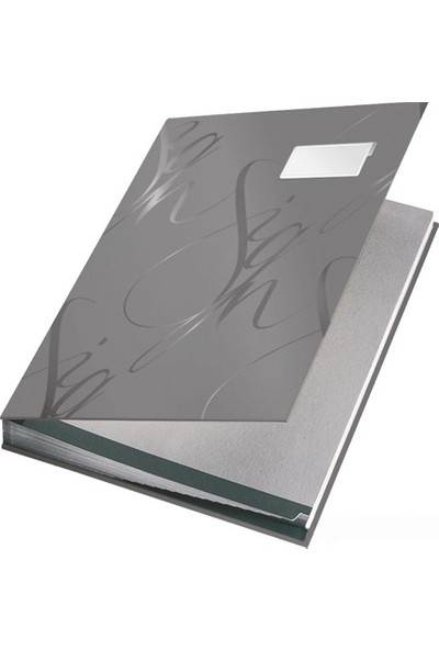 Leitz Leitz Design İmza Dosyası-18 Bölmeli Gri 57450085