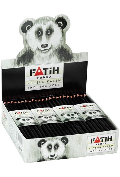 Fatih Yeni Panda Yuvarlak Kurşunkalem 12'li