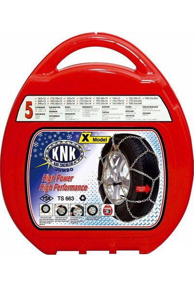 Knk X Tipi Binek Arac Kar Zinciri No.110 Knk X Tipi Binek Arac Kar Zinciri No.110